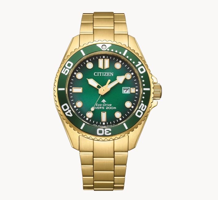 Herenhorloge Marine Promaster Sea Eco-Drive Gold - BN0262-59W